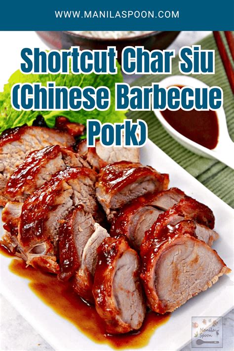 Shortcut Char Siu Chinese Barbecue Pork Manila Spoon