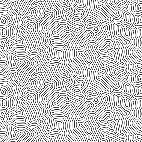 Diffusion Reaction Vector Seamless Pattern Stock Vector Illustration