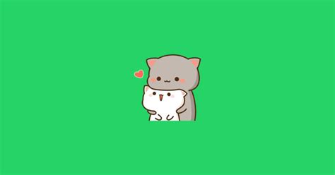 Sticker Maker Mochi Peach Cat