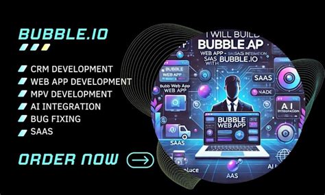 develop custom bubble io web and mobile apps mvps saas ai solutions