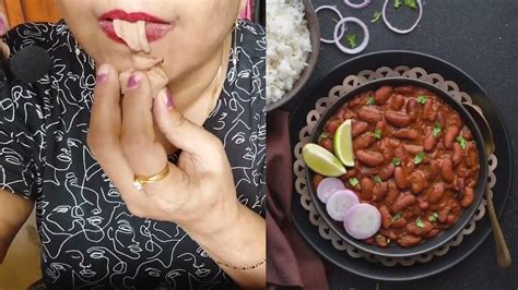 Rajma 🍛 Foodcrunchasmrclaycrunchcrunchyasmrclayeatingsounds