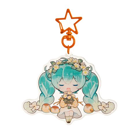 Hatsune Miku Kawaii Autumn Time Acrylic Keychain Elbenwald