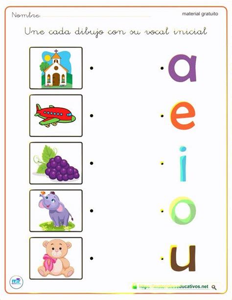 Ejercicios Para Repasar Trazo Y Vocales Material Educativo Material