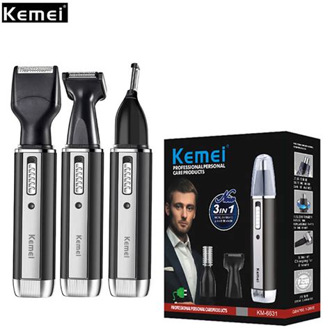 Konka Portable Nose Hair Trimmer Stainless Washable Eyebrowear Hair