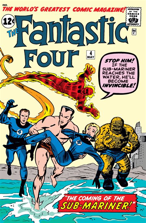 Fantastic Four 1961 4 Comic Issues Marvel