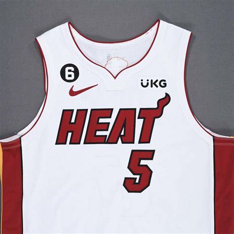 Nikola Jovic Miami Heat Game Worn Association Edition Jersey