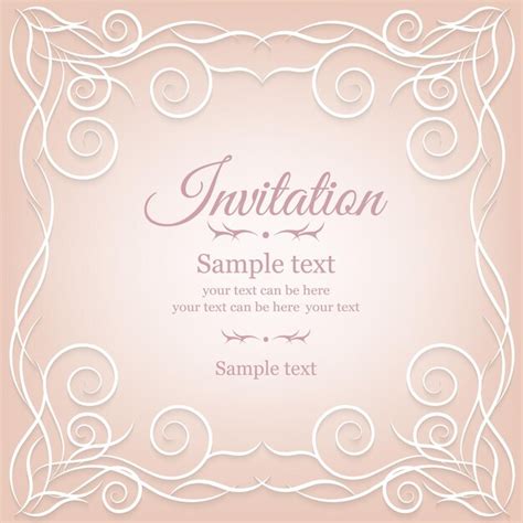 Premium Vector Abstract Invitation Card