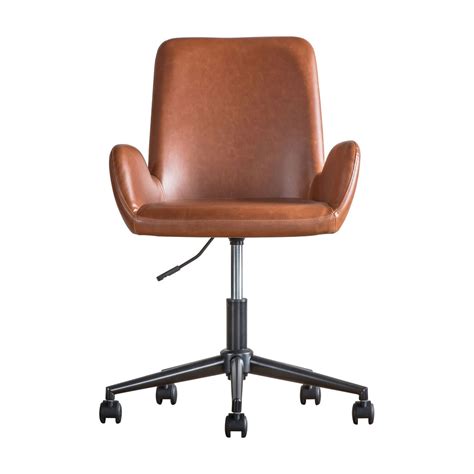 Faraday Swivel Chair Brown Olivias