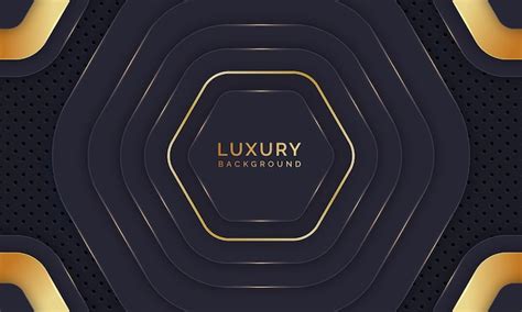 황금과 진한 파란색 우아한 유용한 럭셔리 배경 프리미엄 벡터