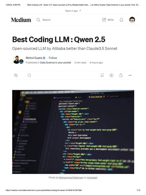 Best Coding Llm Qwen 25 Open Sourced Llm By Alibaba Better Than