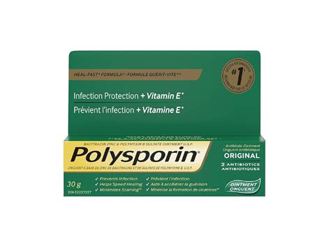 Polysporin Original Antibiotic Ointment Heal Fast Formula 30 G