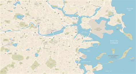Boston Map向量圖形及更多波士頓 麻薩諸塞州圖片 波士頓 麻薩諸塞州 地圖 市區地圖 Istock