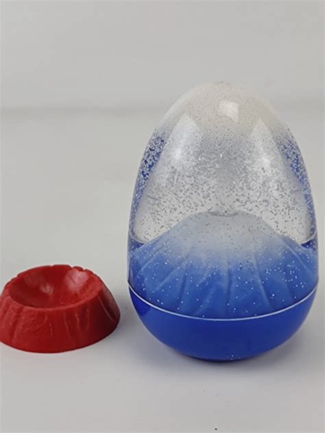 1pc Volcano Eruption Decorative Hourglass With Base Shein Usa