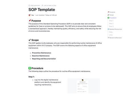 How To Organize Sops Best Practices And Tools Clickup