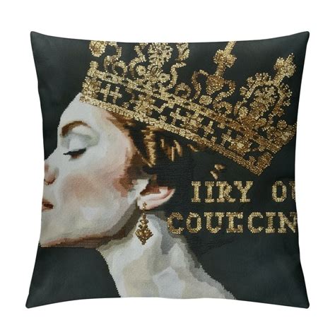 Aristuring Black Queen Pillow Covers Set Cool Teenage Girl Ts