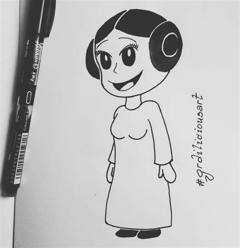 Princess Leia Chibi By Grdobina On Deviantart