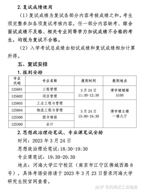 24考研择校｜河海大学物流工程与管理最新考情分析：初试复试内容、历年复试分数线、复录比、招生和录取情况 知乎