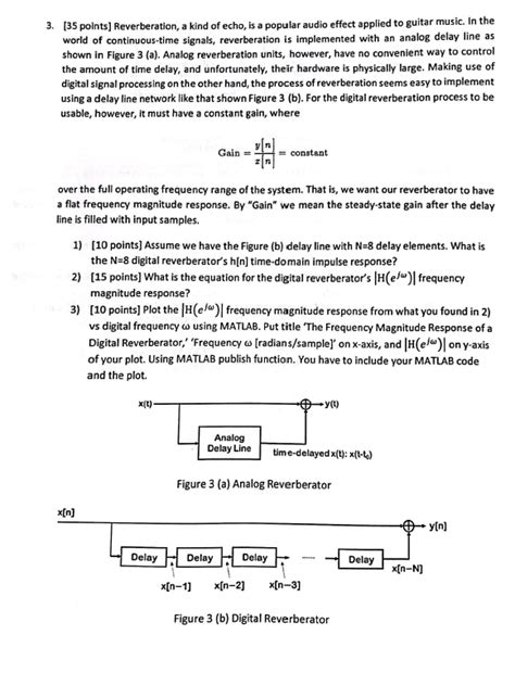 Points Reverberation A Kind Of Echo Is A Chegg