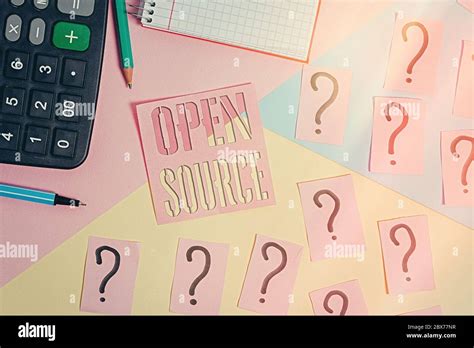 Text Sign Showing Open Source Business Photo Showcasing Contains The