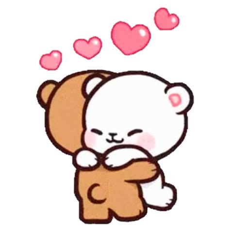 Milk And Mocha Bear Ig Milkmochabear Hugging Drawing Calin 