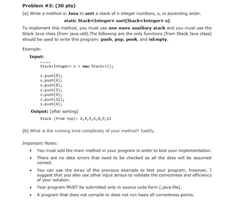 Solved Problem Pts A Write A Method In Java To Chegg Com