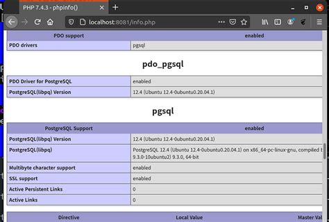 Php와 Postgresql 연동