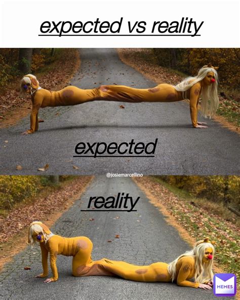 Expected Vs Reality Expected Reality Amamamamamam Memes