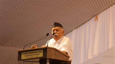 Mohan Bhagwat Speech Rss Chief Takes A Jibe At Leaders Of Hindus