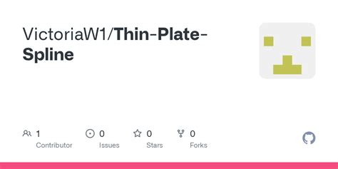 GitHub VictoriaW Thin Plate Spline