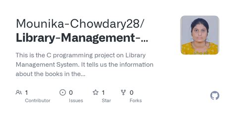 GitHub Mounika Chowdary28 Library Management System This Is The C Programming Project On