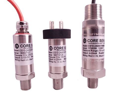 Core Sensors Cs Industrial Pressure Transducer Series Rhopoint