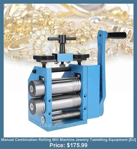 Manual Combination Rolling Mill Machine Jewelry Tabletting Equipment