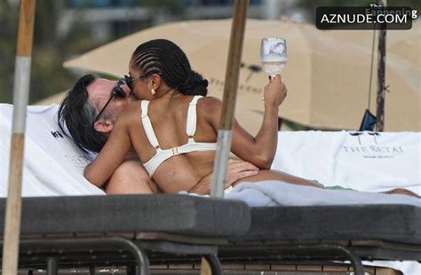 Jacky Krapf And Niclas Castellos Sexy Beach Pda In Miami Aznude
