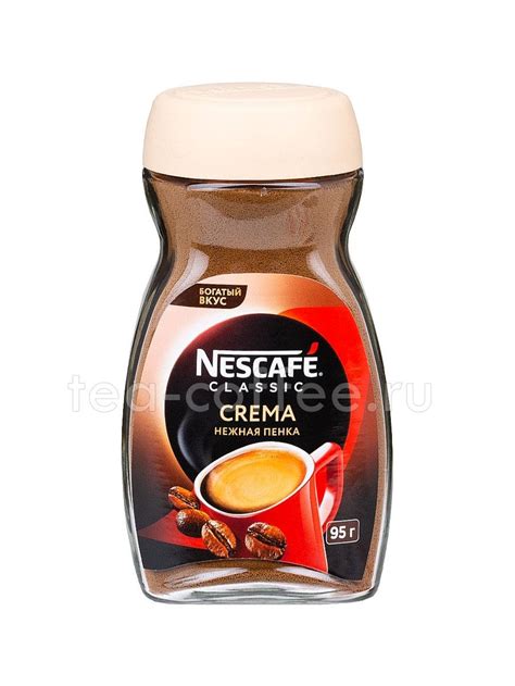 Купить Кофе Nescafe Classic растворимый Crema 95 г цена