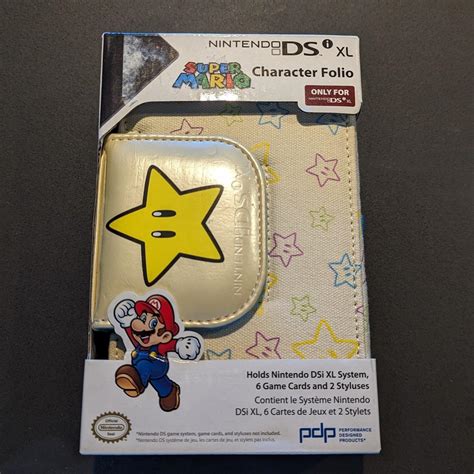 New Nintendo Dsi Xl Case Super Mario Character Folio Depop