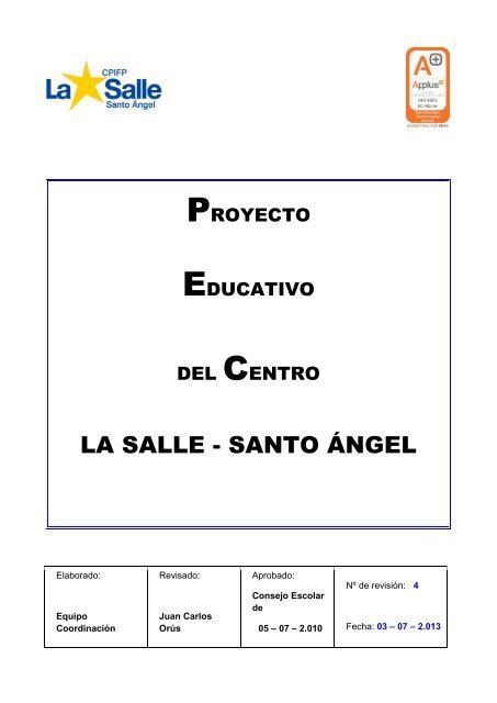 Pec La Salle Distrito Arlep