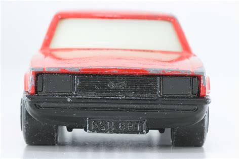 Matchboxlesney 55g Ford Cortina Mk Iv Bright Red White Seats Gloss