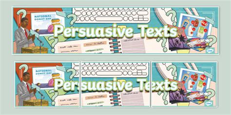 Persuasive Texts Display Banner Teacher Made Twinkl