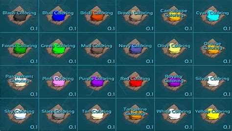 Ark Dye Making Using It And All Colors Progametalk