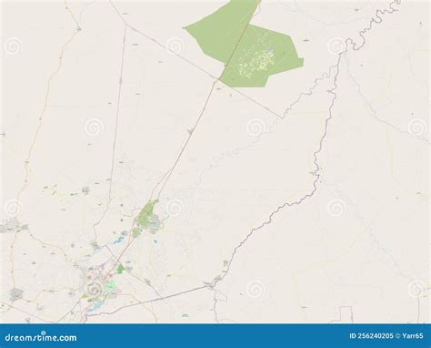 Kgatleng Botswana Osm No Legend Stock Illustration Illustration Of