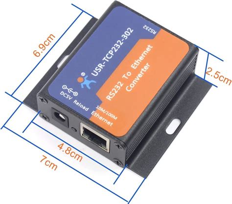 Pusr Usr Tcp232 302 Tiny Size Rs232 To Tcp Ip Converter Serial Rs232 To Ethernet Server Module