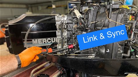 How To Link And Sync A Mercury Blackmax Outboard Carb Rebuild Part 2