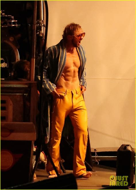 Photo Aaron Taylor Johnson Shirtless On Set The Fall Guy 026 Photo