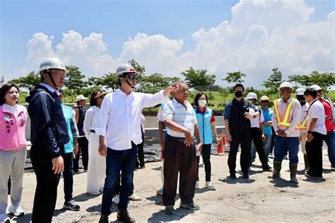 視察大湖地區排水整治工程 陳其邁：力求如期如質完工 改善當地水患問題 蕃新聞