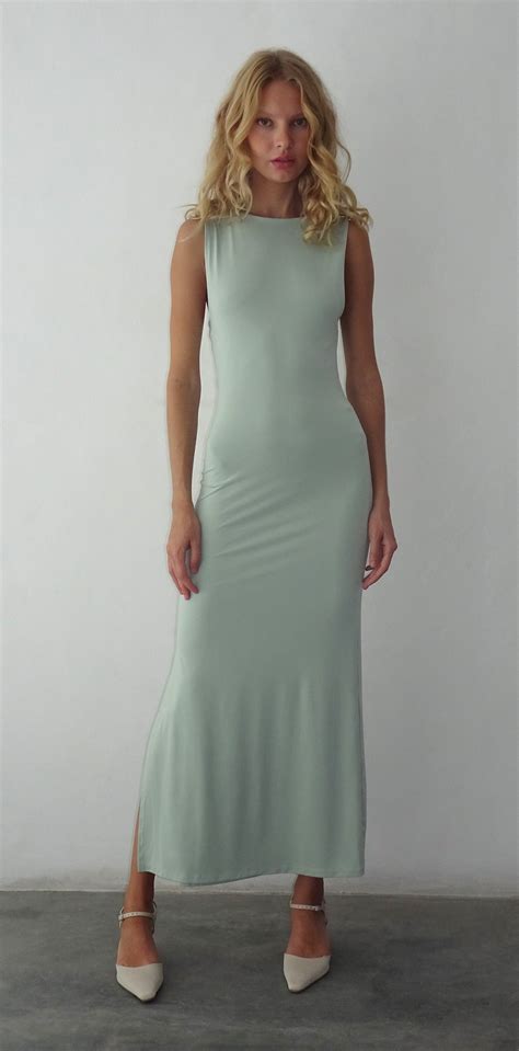 Mint Maxi Dress Flo Motelrocks Com Us
