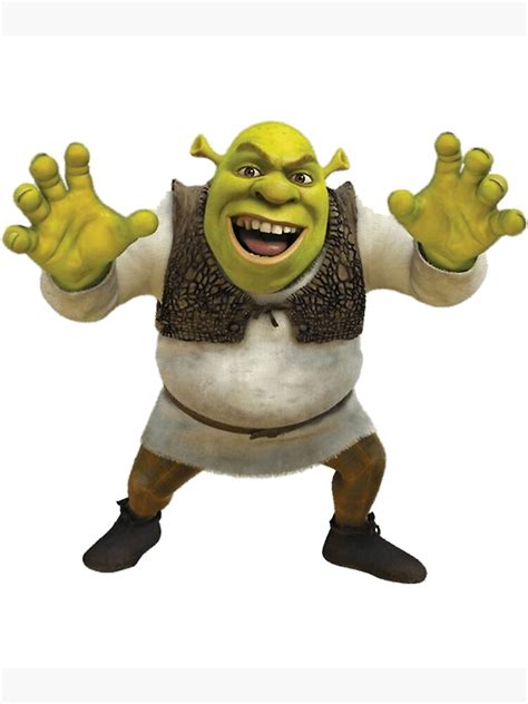Sexy Shrek Shreq Sexy Shrek Poster By Ramelwoodsart Redbubble