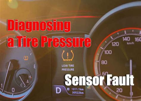 diagnosing a tire pressure sensor fault