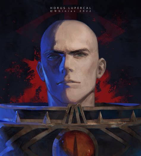 Horus Lupercal Warhammer 40k Drawn By Ginias Danbooru