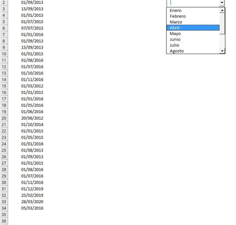 Filtrar Por Mes En Un Filtro Con Vba Excel Signum
