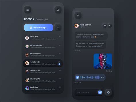 Modern Mobile App Ui Dark Mode Neumorphism Neumorphism Dark Theme